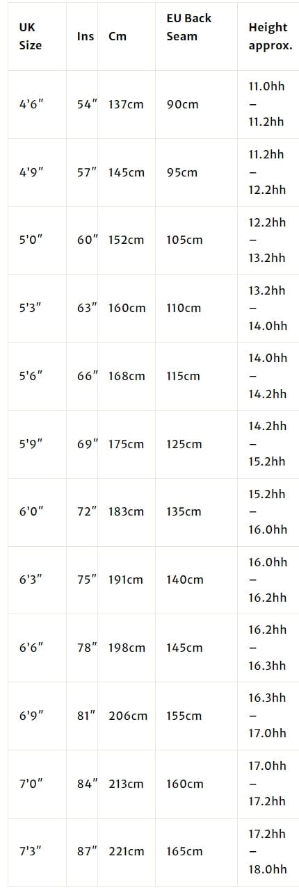 Size Guide – Snuggy Hoods Ltd