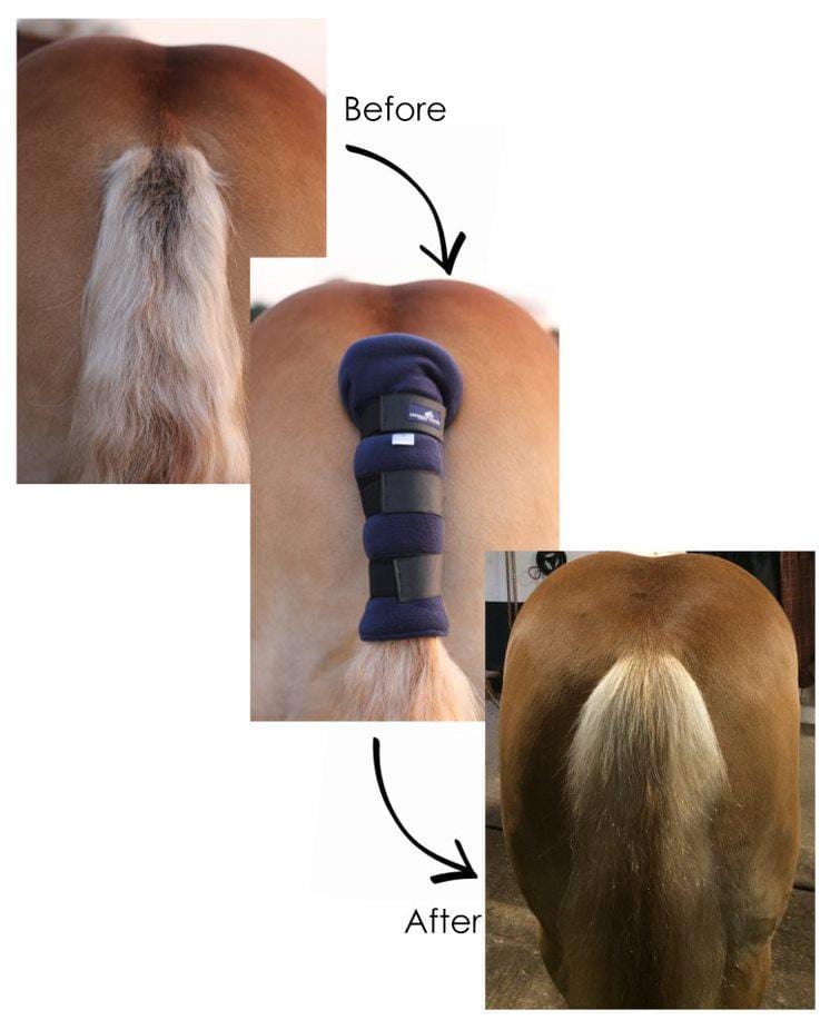 Fleece Tail Guard - Snuggy Hoods Travel Horse Tail Guards – Snuggy ...