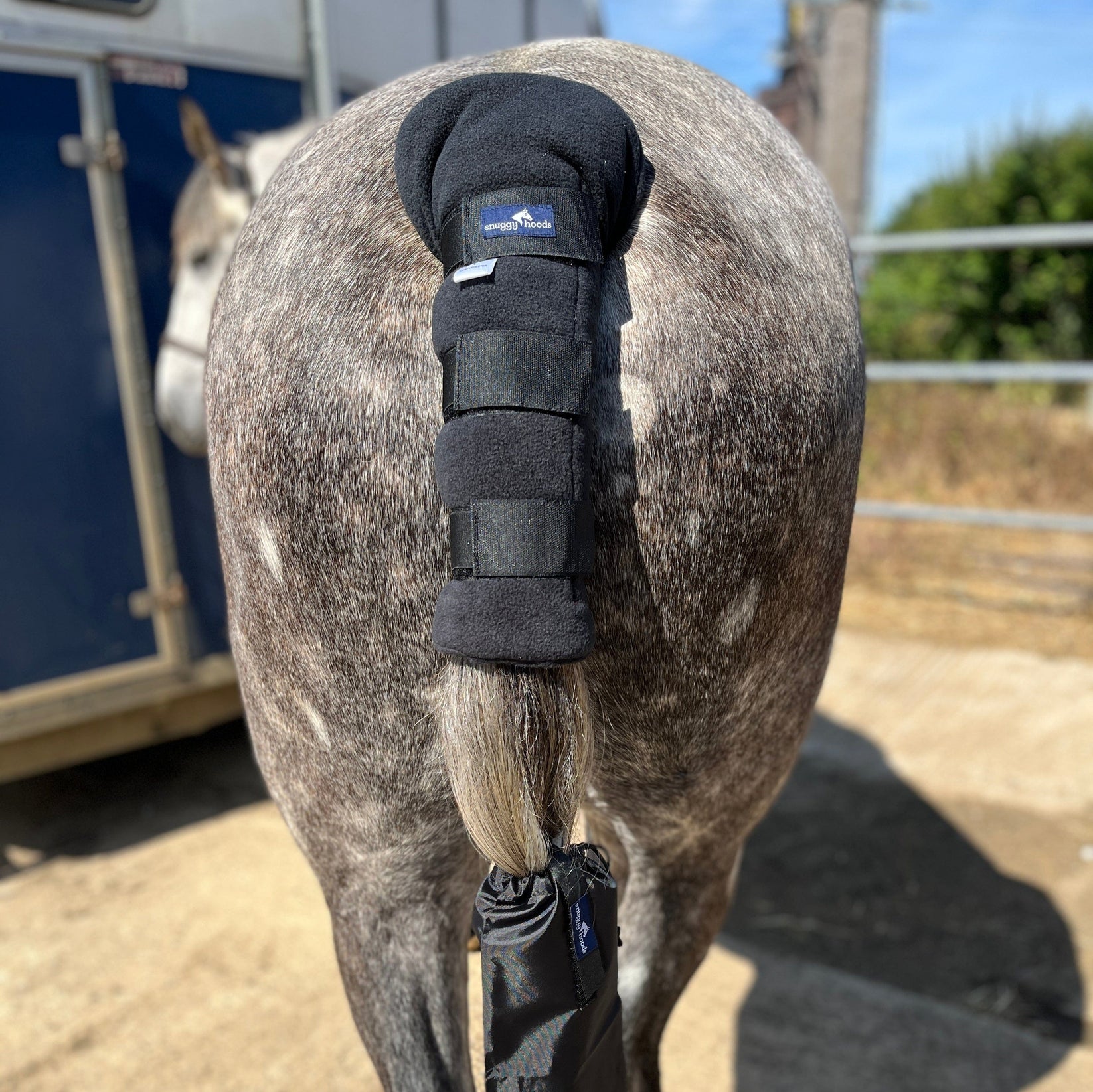 Fleece Tail Guard - Snuggy Hoods Travel Horse Tail Guards – Snuggy ...